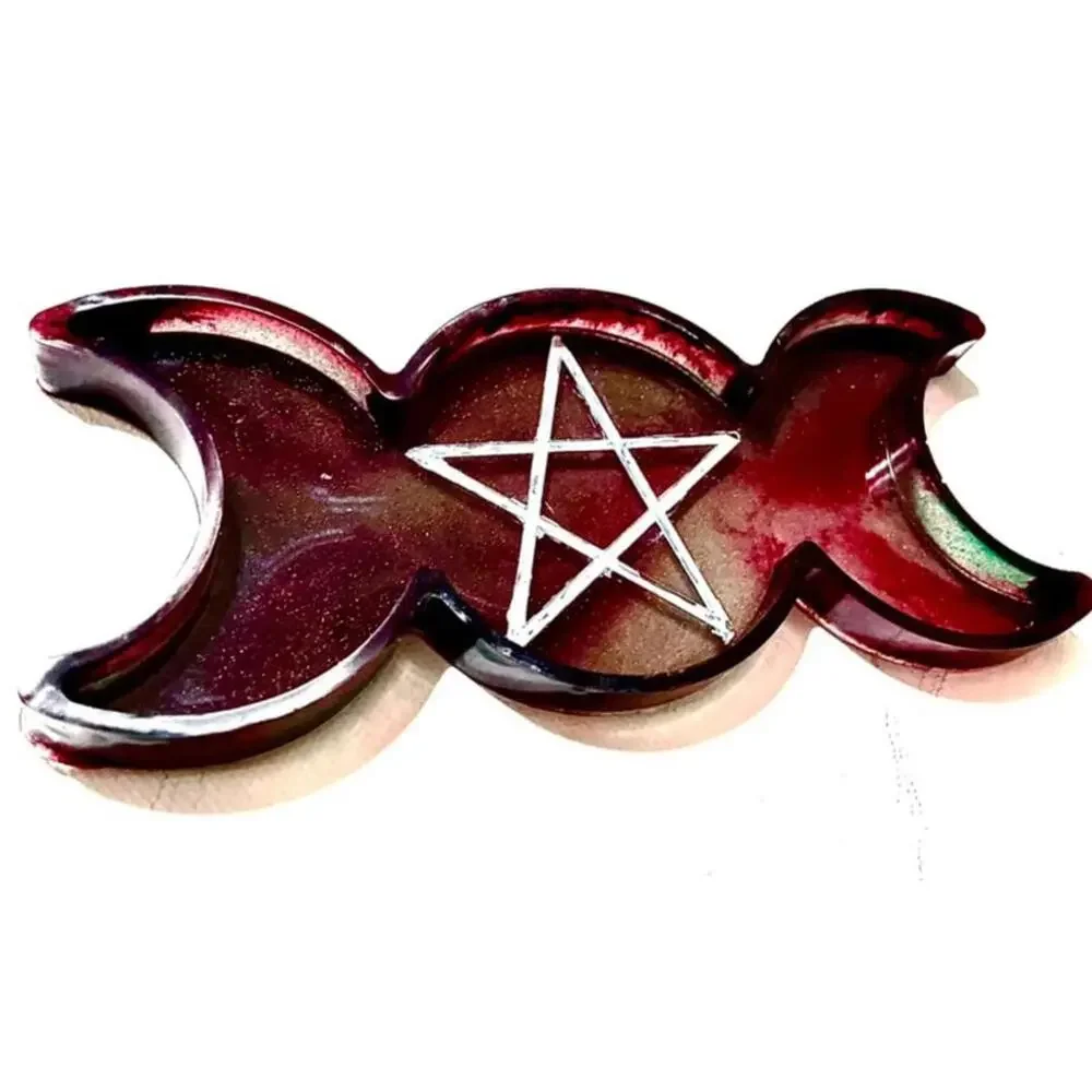 Accents | Wiccan Pagan Pentagram Ash Tray Mystic Spiritual Crystal ...